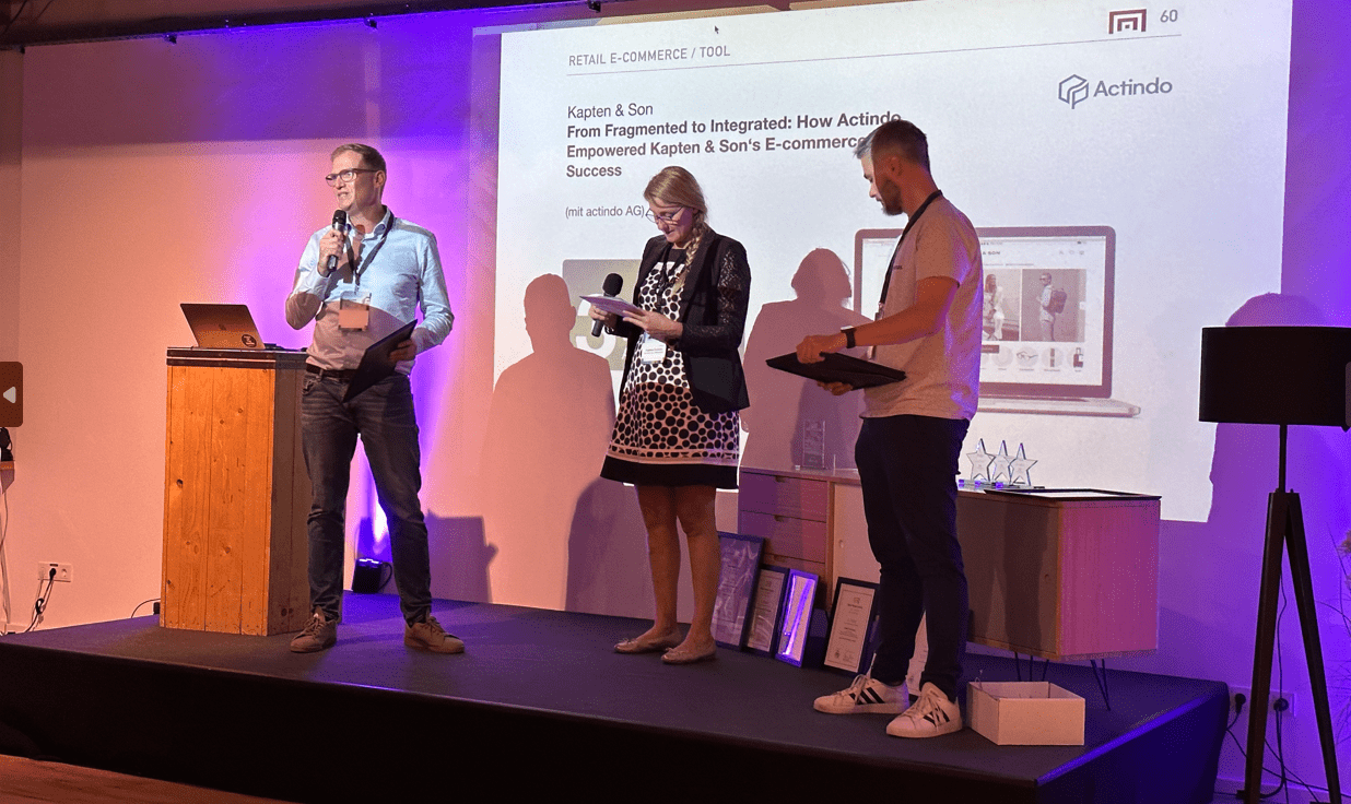 Actindo podiums at Best Retail Cases Awards 2023